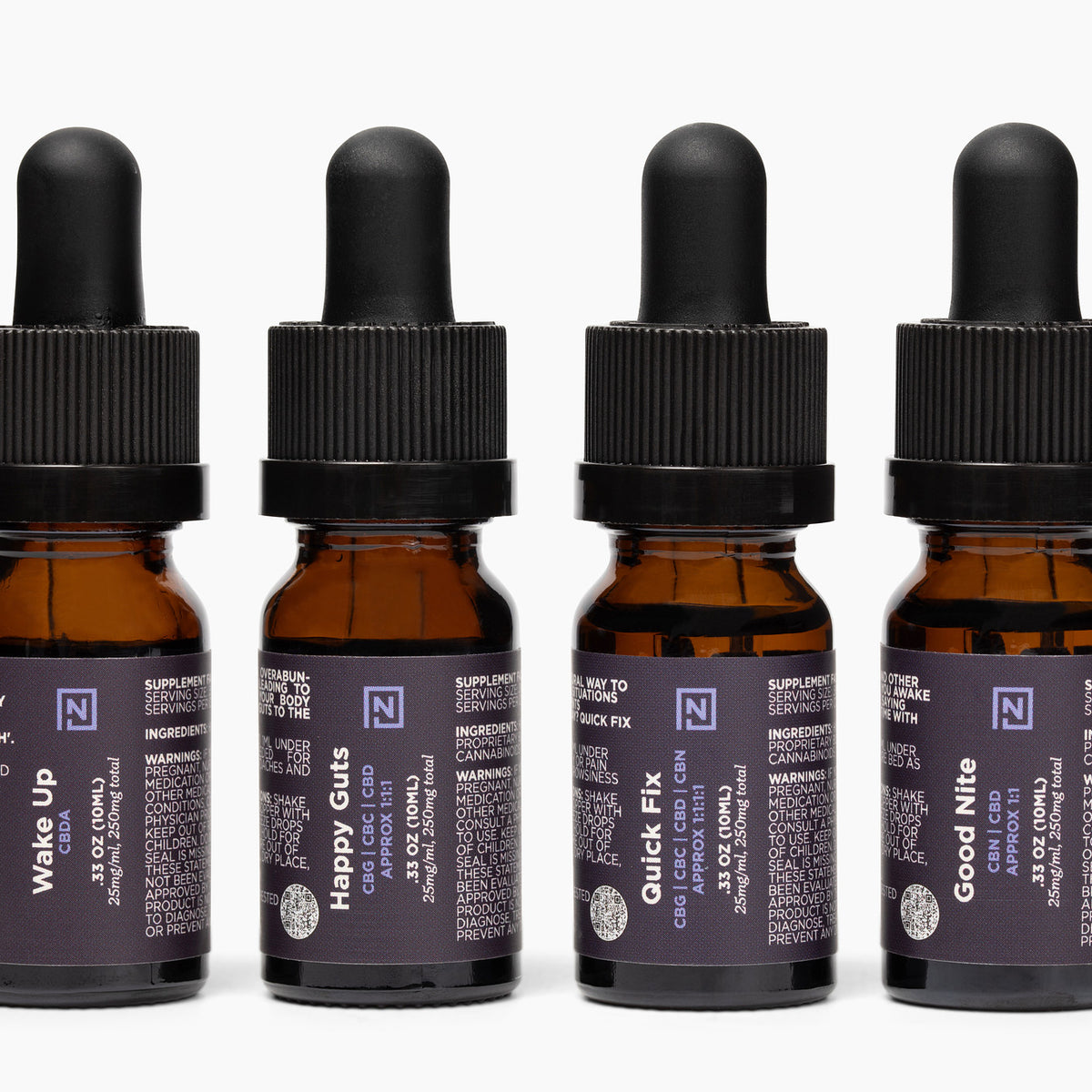 Natreum Functional Hemp Oil Drops - THC Free